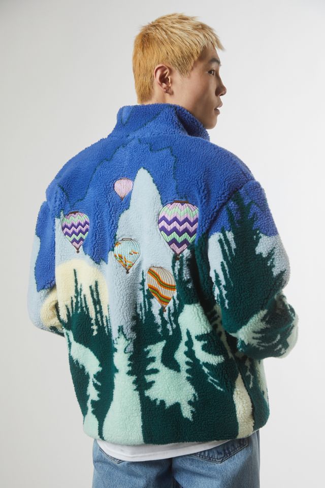 House Of Sunny Mountains Will Be Climbed Fleece Jacket | Urban Outfitters