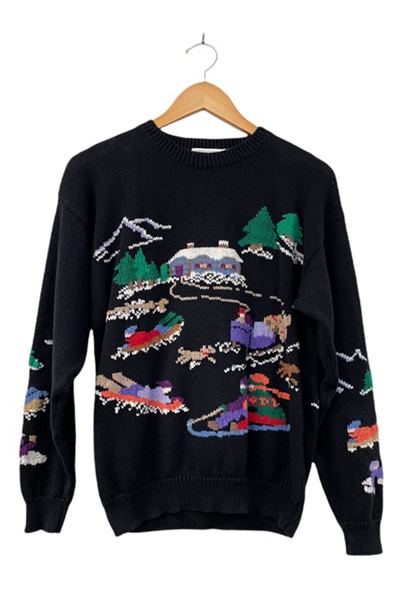 Vintage Winter Wonderland Sweater | Urban Outfitters