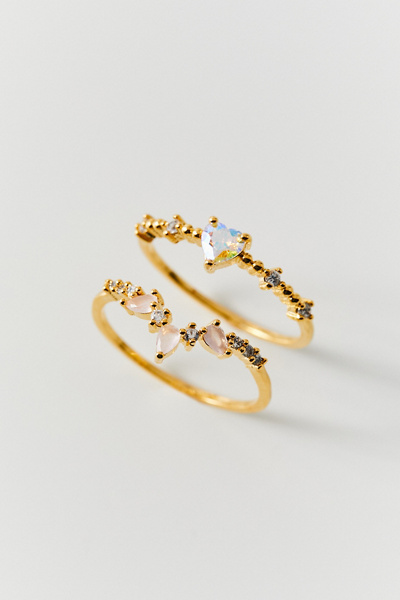 Girls Crew One Sweet Love Ring Set | Urban Outfitters