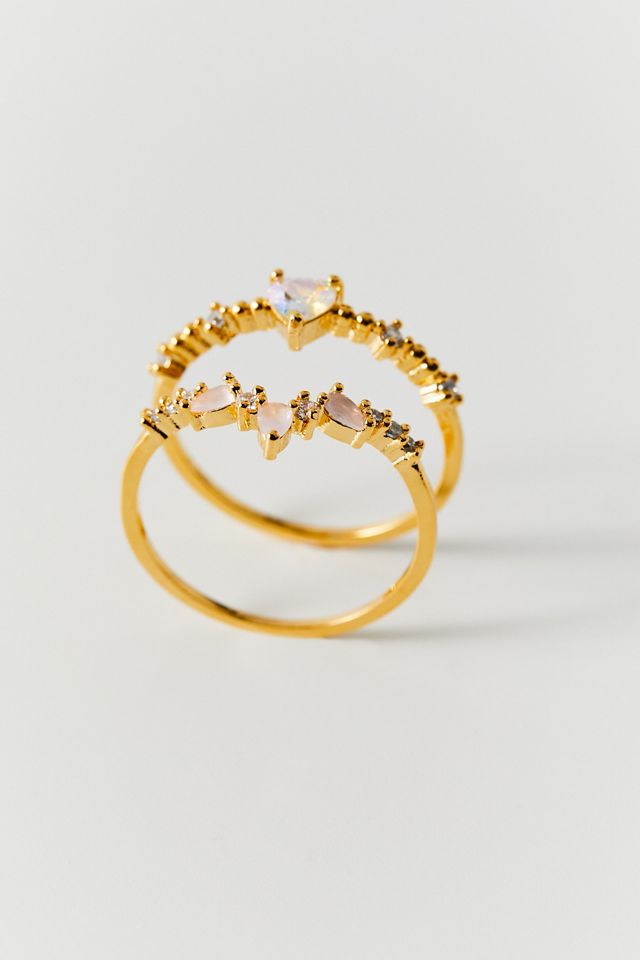 Girls Crew One Sweet Love Ring Set | Urban Outfitters