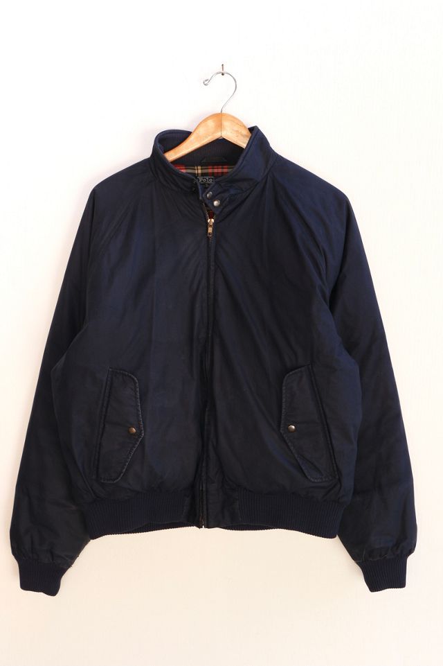 Vintage Polo Ralph Lauren Down Filled Harrington Jacket | Urban Outfitters