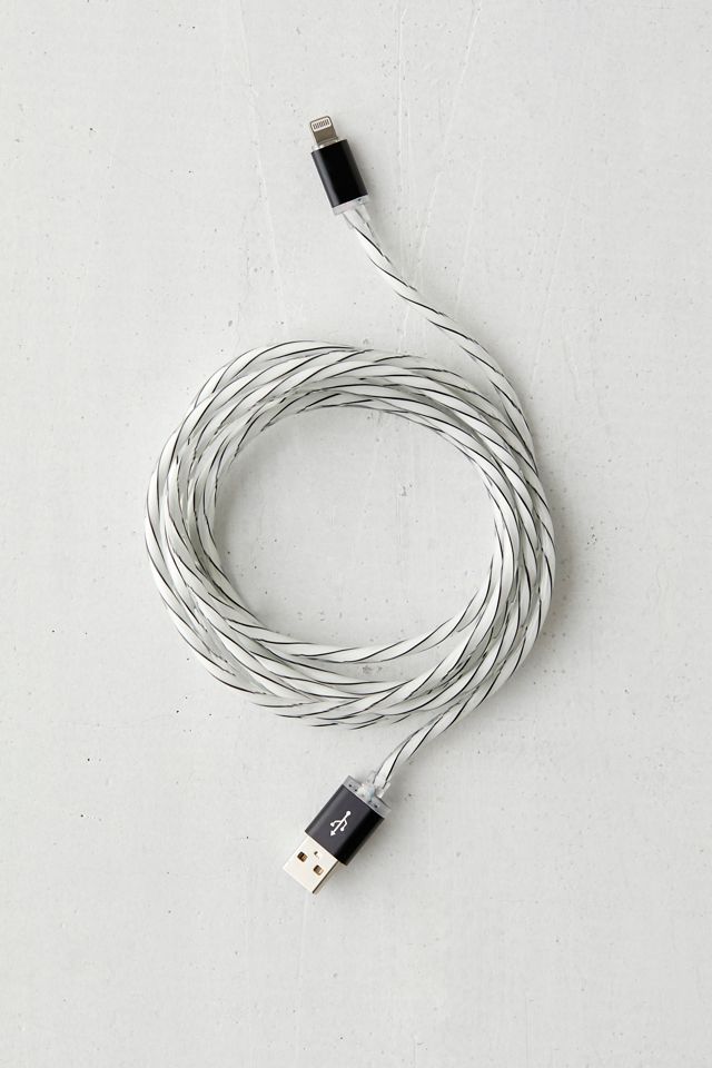 6ft LED Light Up Charging Cable | Urban Outfitters