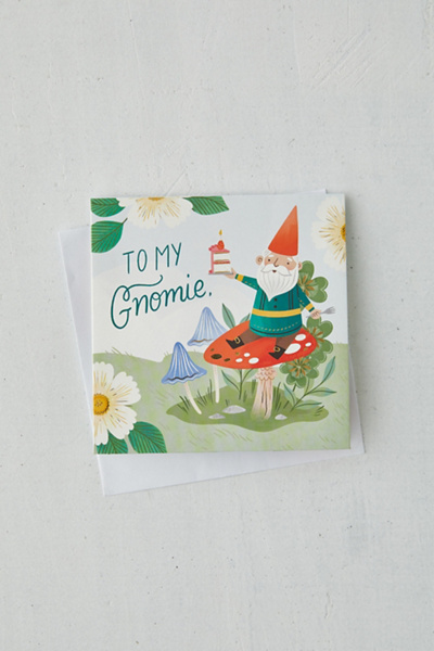 Up With Paper To My Gnomie Birthday Card | Urban Outfitters