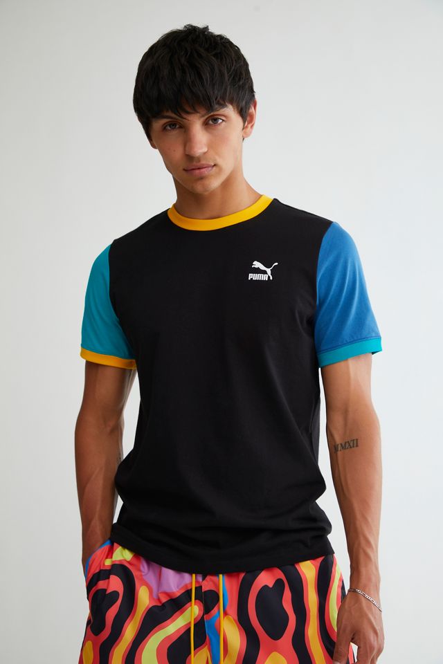 Puma Classics Colorblock Tee | Urban Outfitters