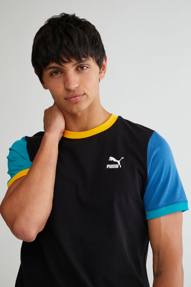 Puma Classics Colorblock Tee | Urban Outfitters