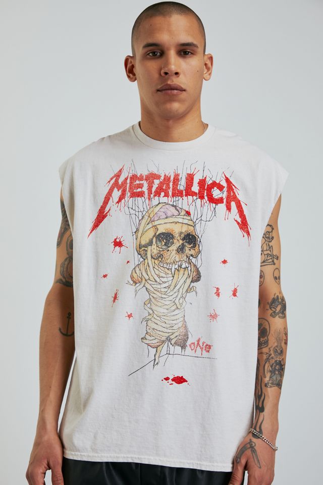 Metallica One Muscle Tee | Urban Outfitters