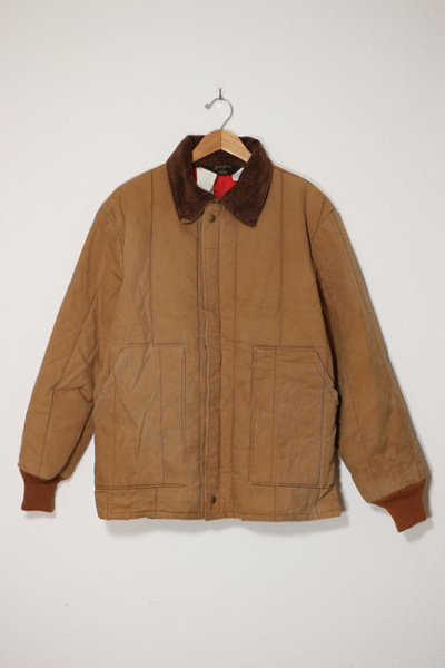 Vintage Insulated Canvas Work Jacket Made in USA | Urban Outfitters
