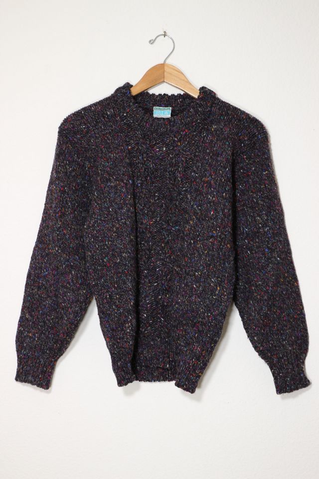 Vintage Cable Knit Donegal Wool Sweater Made in Ireland | Urban Outfitters