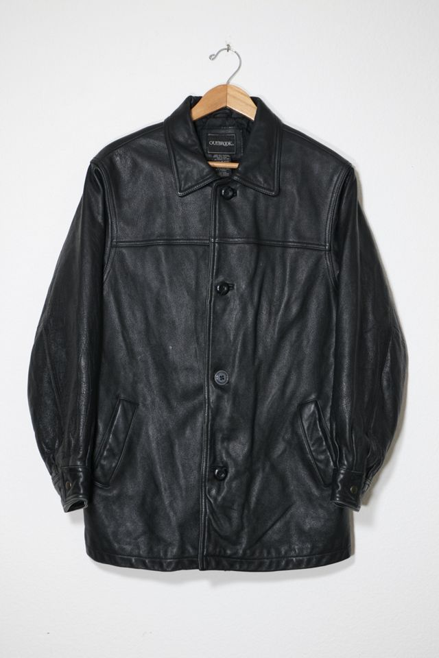 Vintage Heavy Leather Jacket | Urban Outfitters
