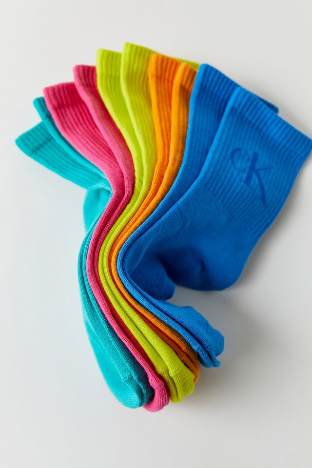 Calvin Klein Rainbow Casual Sock 5-Pack | Urban Outfitters