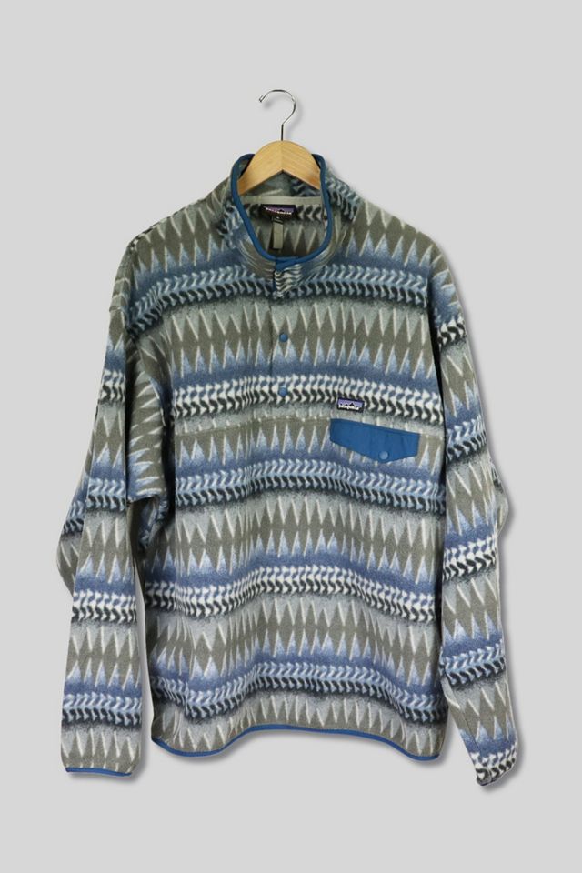 Vintage Patagonia Printed Pattern Snap-T Fleece Jacket 006 | Urban ...