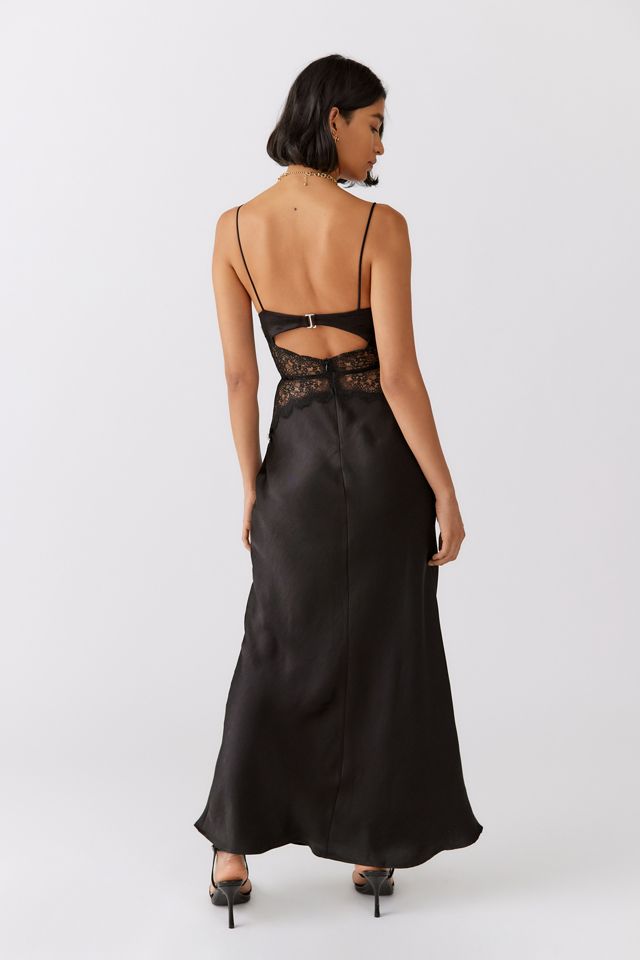 Bec + Bridge Camille Satin Maxi Dress | Urban Outfitters