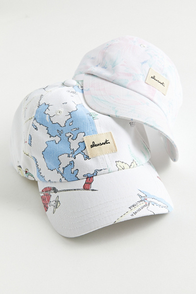 Pleasant Upcycled Allover Print Baseball Cap | Urban Outfitters