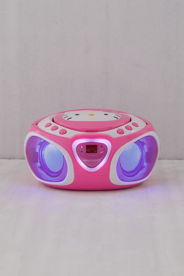 Hello Kitty Portable Stereo CD Boombox With AM/FM Radio | Urban Outfitters