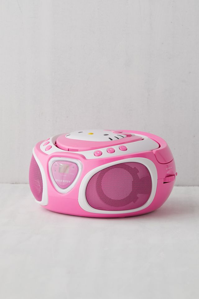 Hello Kitty Portable Stereo CD Boombox With AM/FM Radio | Urban Outfitters