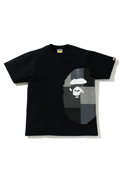 BAPE Color Block Side Big Ape Head Tee | Urban Outfitters