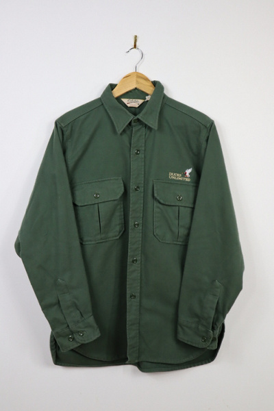 Vintage Ducks Unlimted Flannel Button-Down Shirt | Urban Outfitters