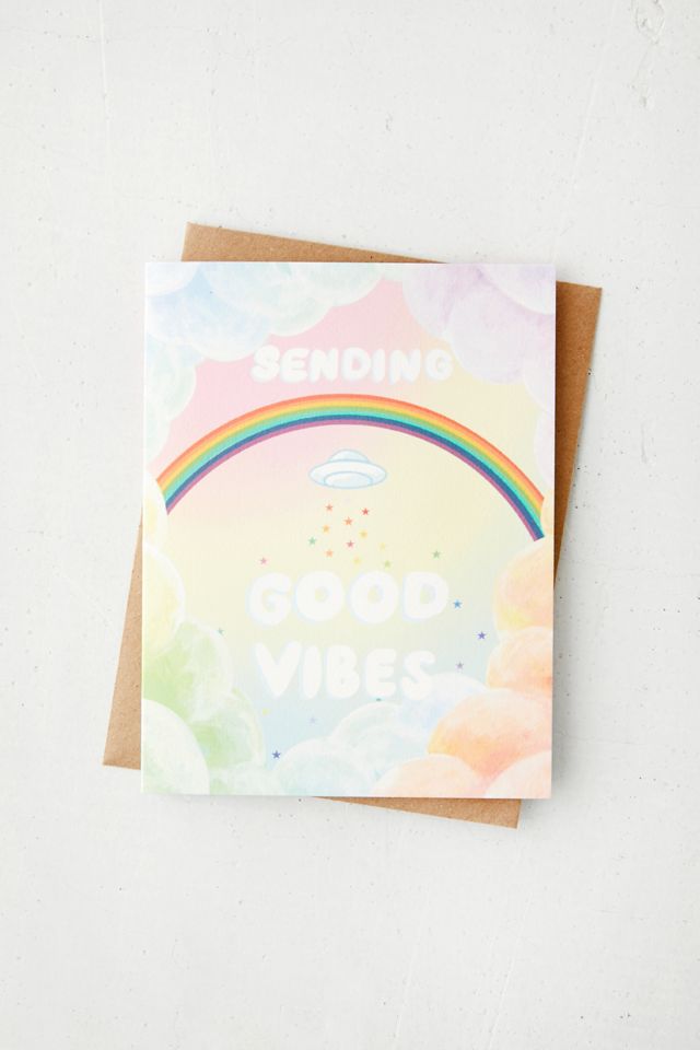 Adelfi Sending Good Vibes Card | Urban Outfitters