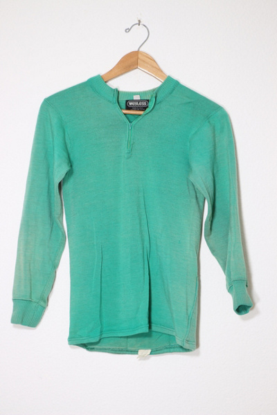 Vintage 1970s Wayless Faded Wool Cycling Sweater Made in USA | Urban ...