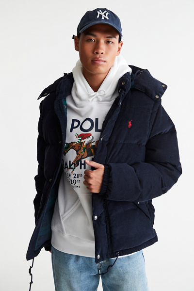 Polo Ralph Lauren Corduroy Boulder Puffer Jacket | Urban Outfitters