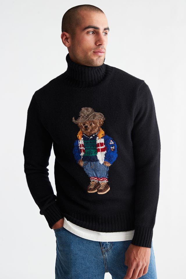 Polo Ralph Lauren Sun Valley Bear Turtleneck Sweater | Urban Outfitters