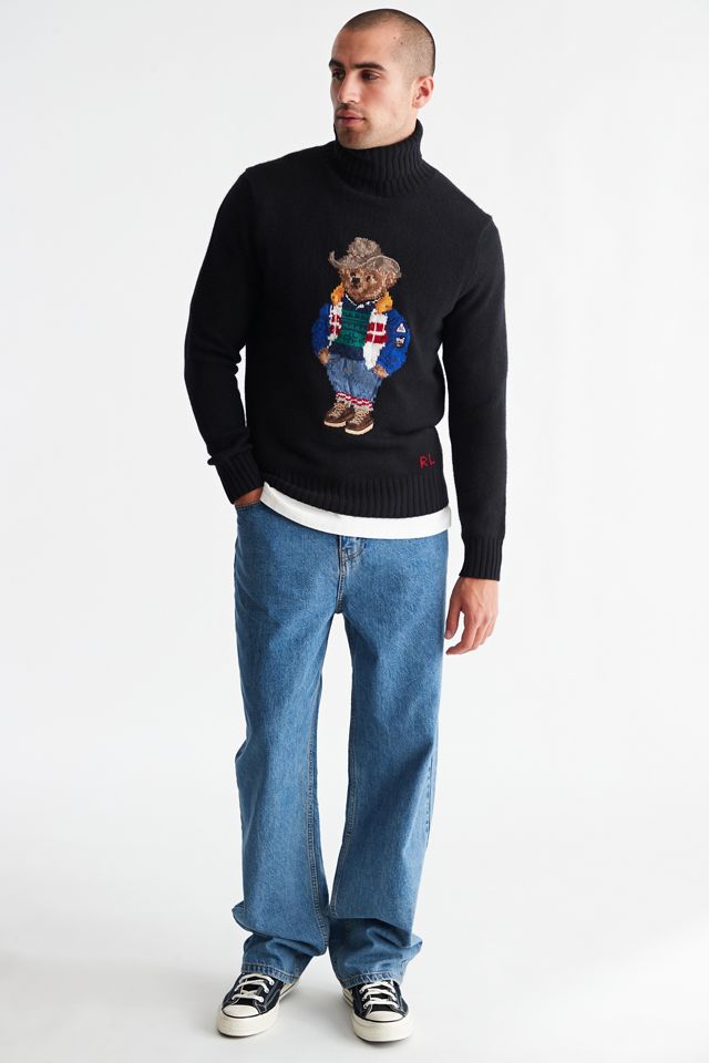 Polo Ralph Lauren Sun Valley Bear Turtleneck Sweater | Urban Outfitters