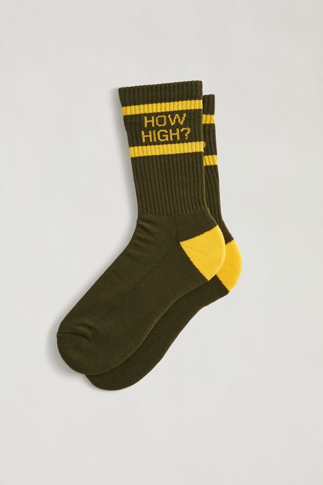 Hikerdelic How High Sock Crew Sock | Urban Outfitters