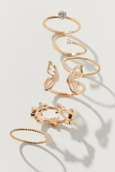 Flutter Ring Set | Urban Outfitters