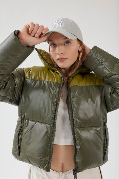 Noize Lotte Colorblock Puffer Jacket | Urban Outfitters