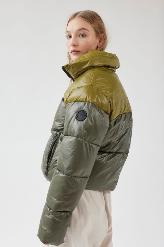 Noize Lotte Colorblock Puffer Jacket | Urban Outfitters