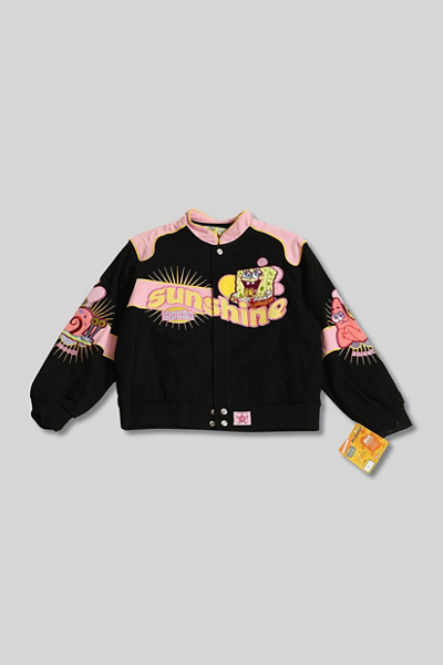 Vintage Spongebob Sunshine Racing Jacket | Urban Outfitters