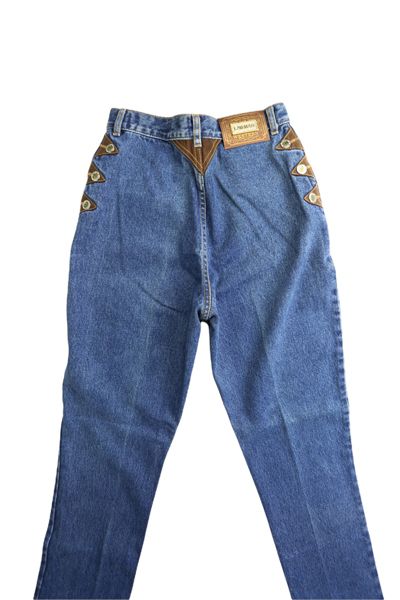 Vintage Lawman Western 3 Button Suede Jeans | Urban Outfitters