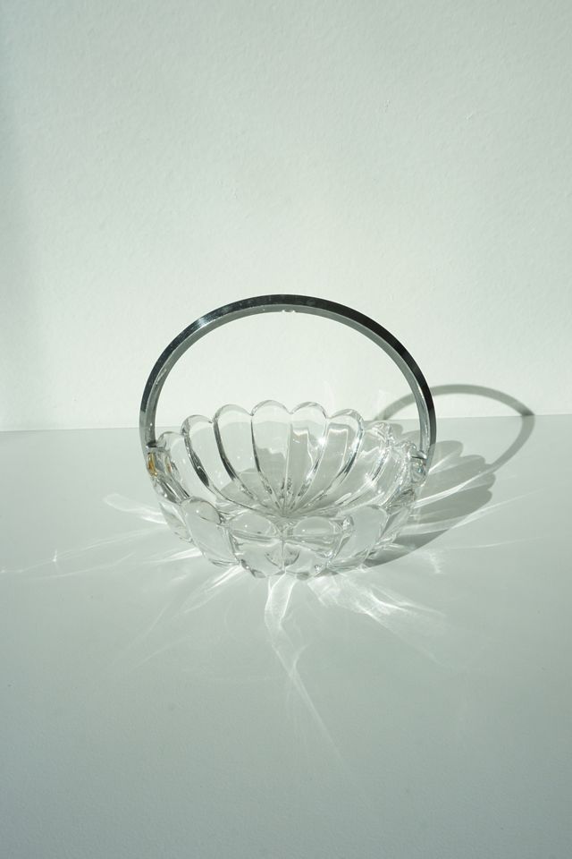 Vintage Glass Flower Handled Catch-all | Urban Outfitters
