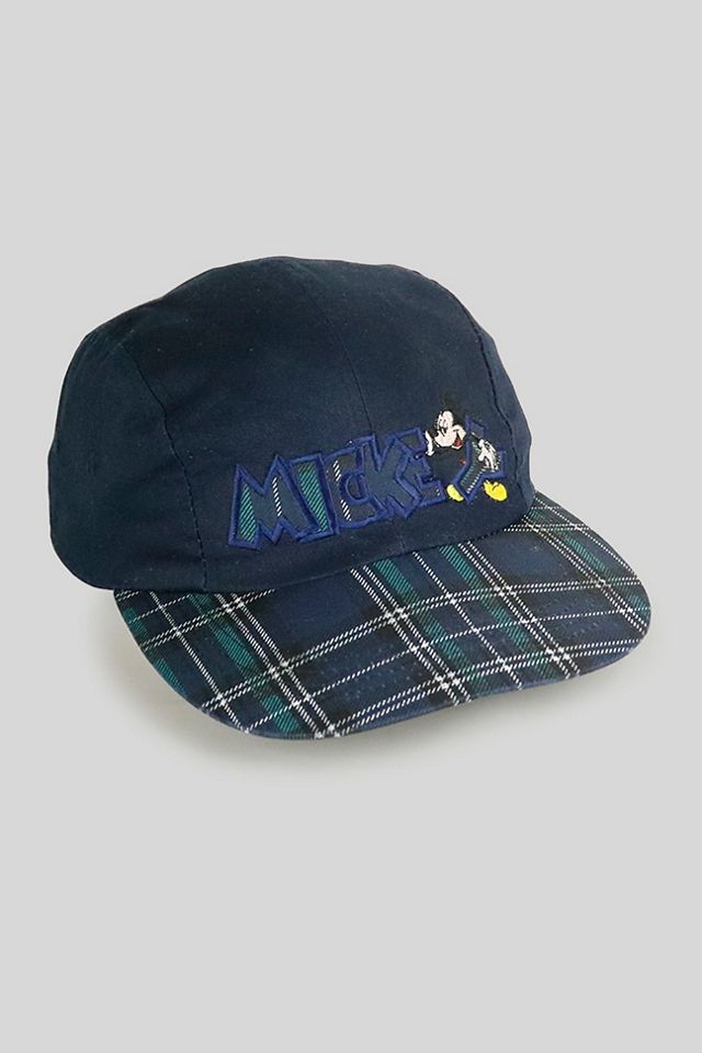Vintage Mickey Mouse 4 Panel Elastic Strap Hat | Urban Outfitters