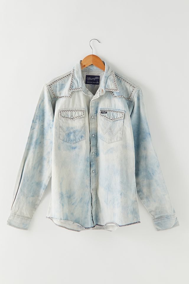 Vintage Wrangler Studded Shirt | Urban Outfitters
