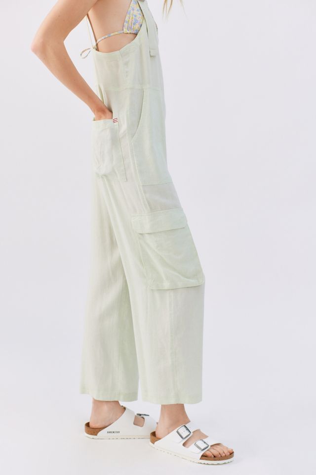 BDG Tilly Linen Utility Overall | Urban Outfitters