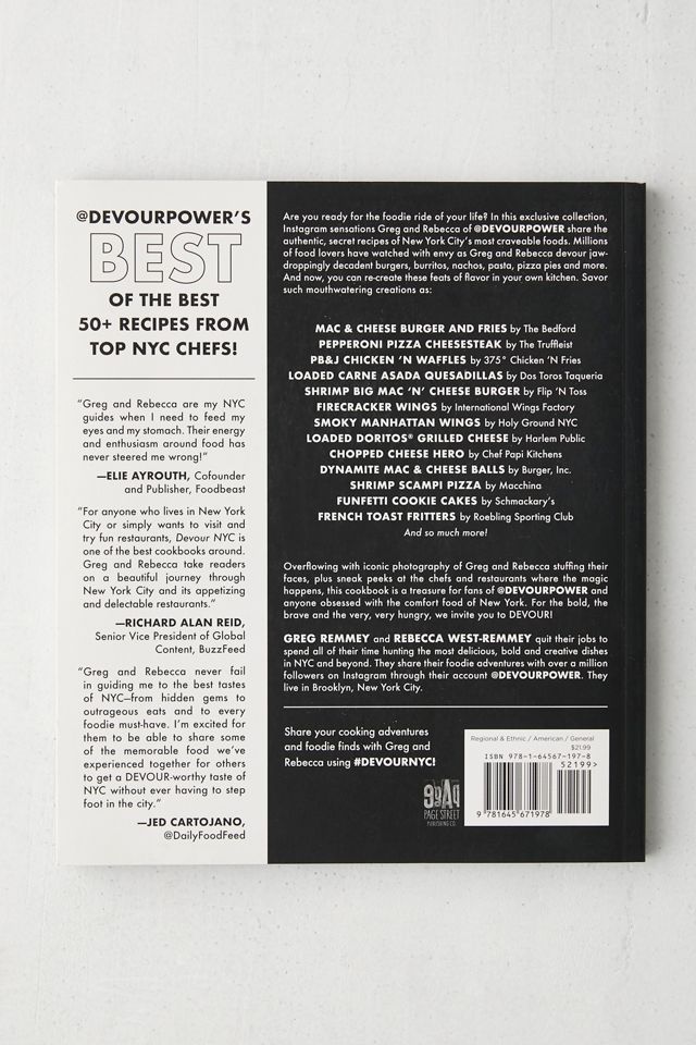 Devour NYC: A Cookbook: Discover The Most Delicious, Epic And ...