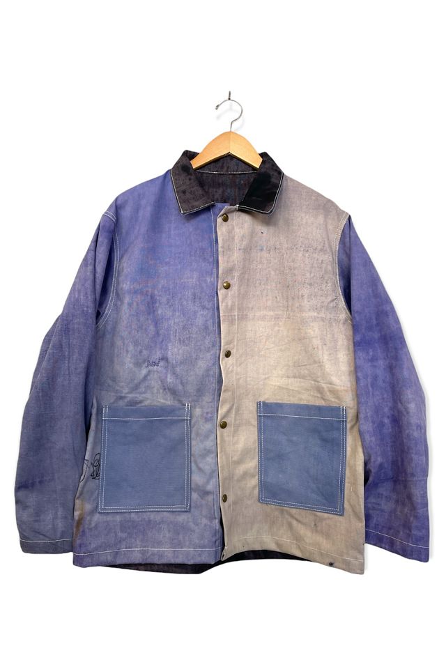 My Best Vintage Life Podcast Recycled Canvas Scrap Jacket | Purple and ...