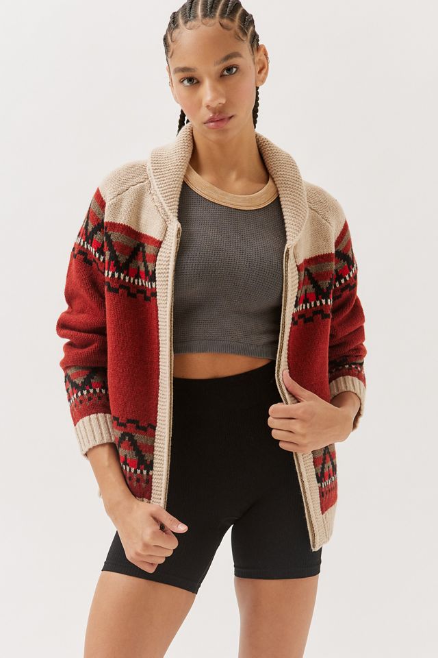 Pendleton Alpine Wool Zip-Up Cardigan | Urban Outfitters
