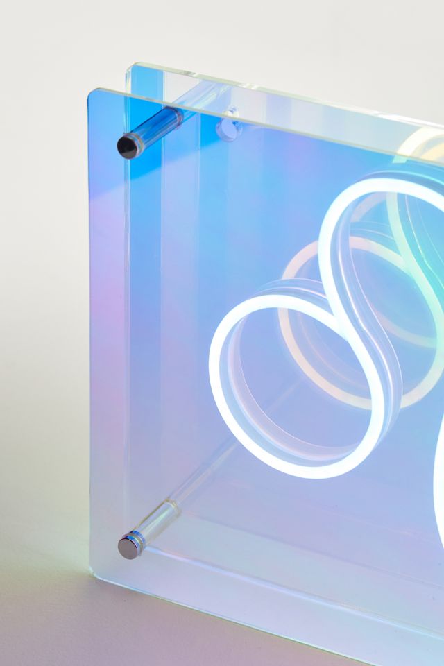 Zodiac Iridescent Neon Acrylic Light Box | Urban Outfitters
