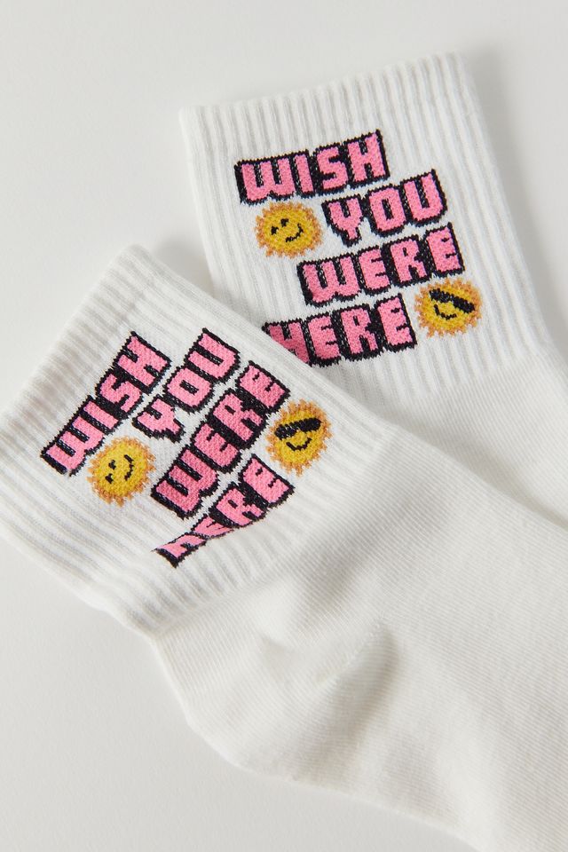 Verbiage Crew Sock | Urban Outfitters