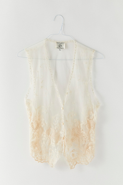 Vintage Y2K Embroidered Vest | Urban Outfitters Canada