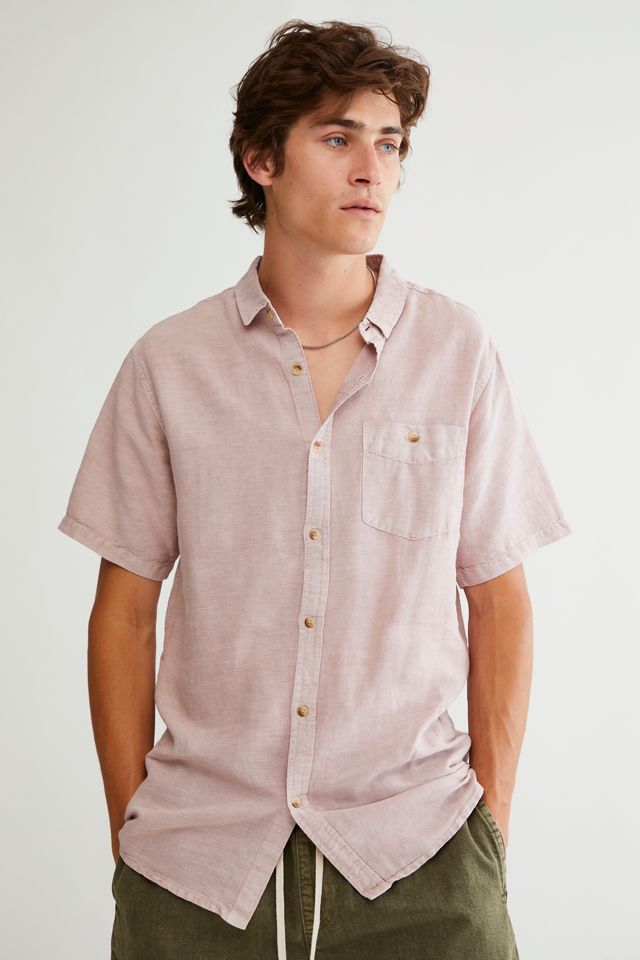 Rolla’s Men At Work Hemp Button-Down Shirt | Urban Outfitters