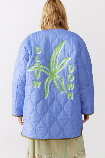 OBEY Alexis Reversible Liner Jacket | Urban Outfitters