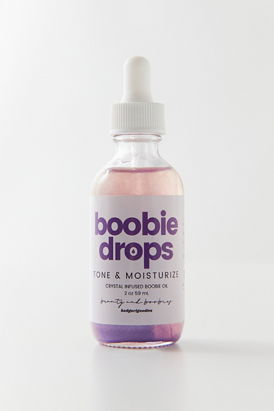 badgurlgoodies Boobie Drops Crystal-Infused Body Oil | Urban Outfitters
