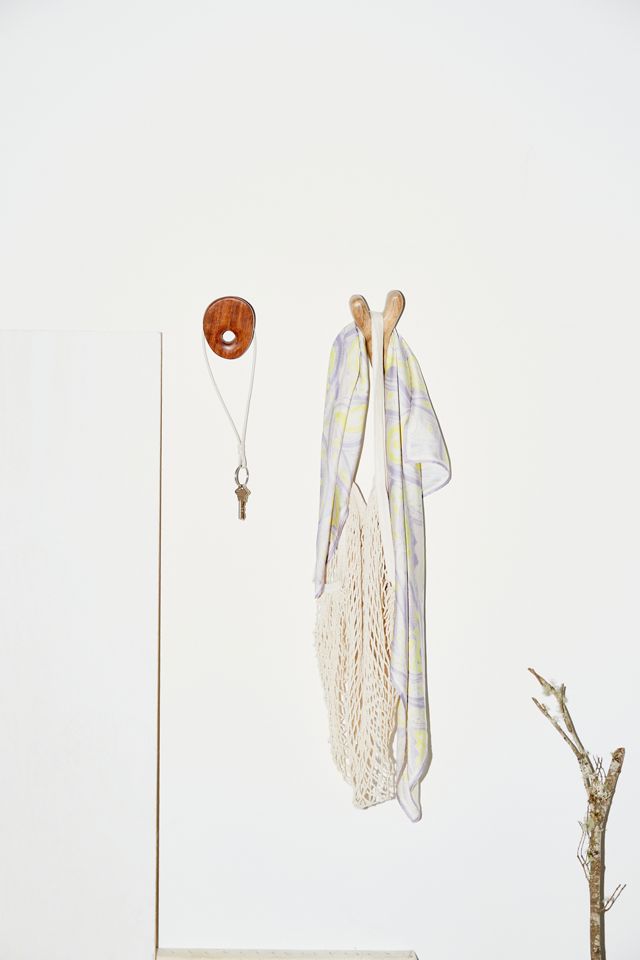 Wooden Round Wall Hook | Urban Outfitters