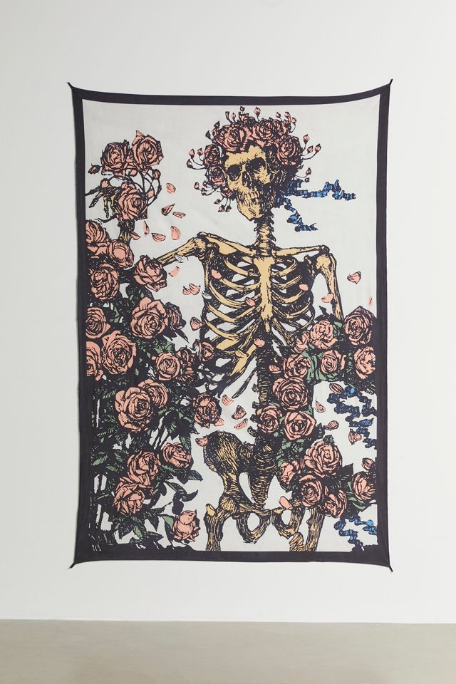 Bertha Skeleton Tapestry | Urban Outfitters Canada
