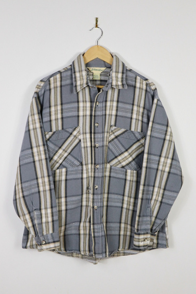Vintage Heavyweight Distressed Button-Down Shirt | Urban Outfitters