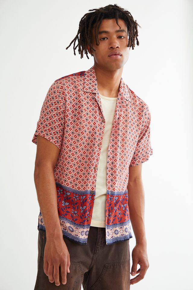 Raga Man Tile Camp Shirt | Urban Outfitters