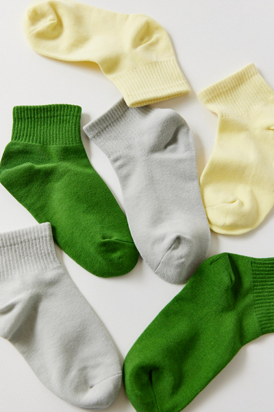 Essential Quarter Solid Sock 3-Pack | Urban Outfitters